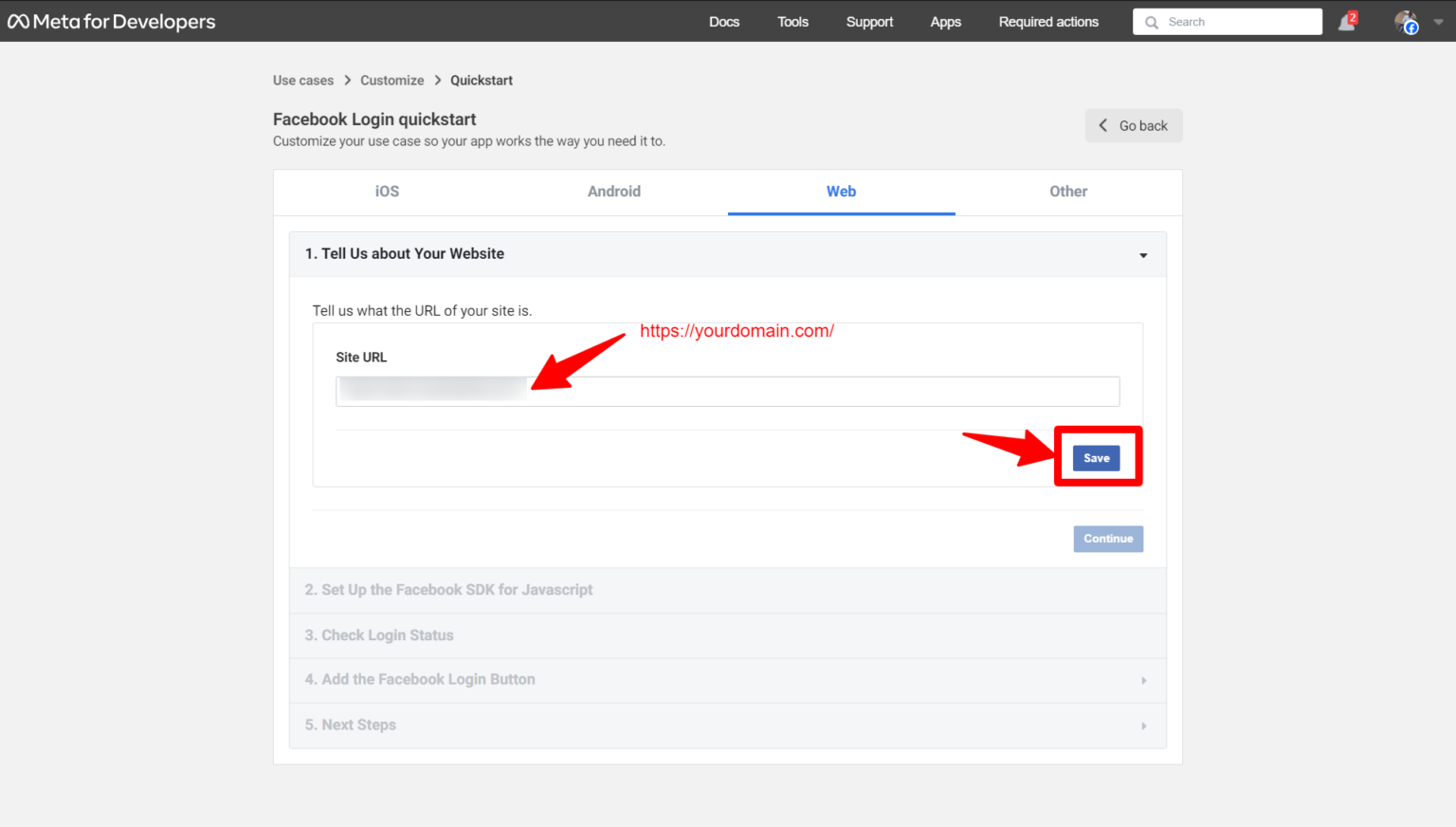 Creating A Facebook Application Documentation by WPWeb
