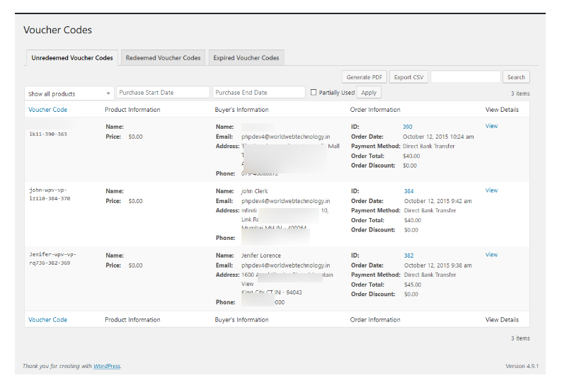WooCommerce PDF Vouchers Setup Docs | WPWeb Documentation